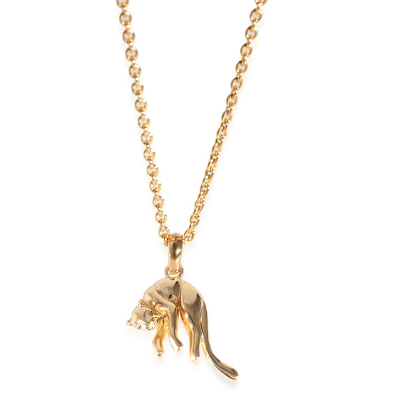 Cartier | Jewelry | Cartier Vintage Panthere Pendant On A Chain In 8k ...